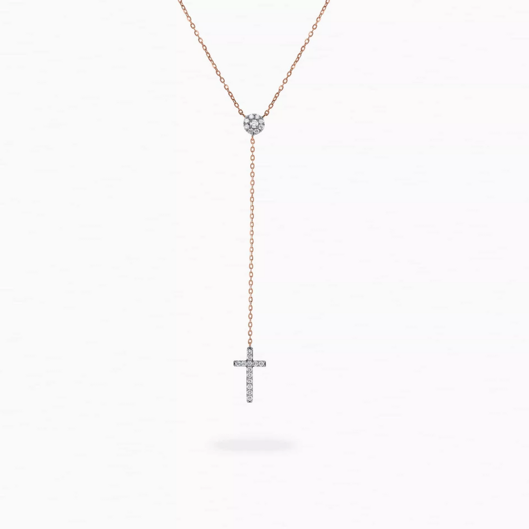 Cross Necklace, Drop Necklace – House of Cerrone