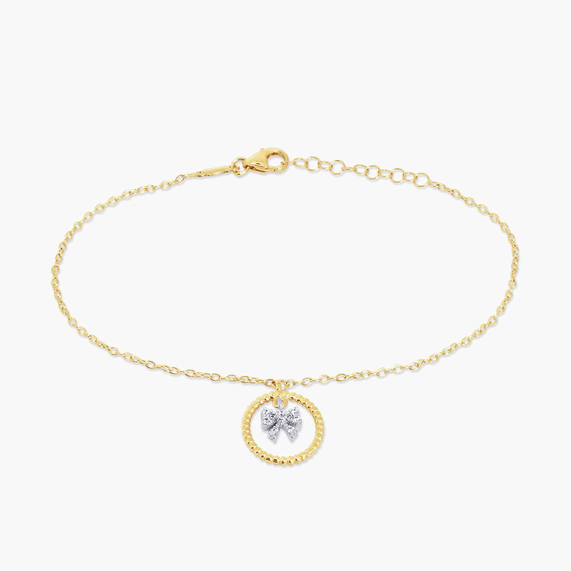 18ct Yellow Gold Diamond Bracelet Cerrone Jewellers